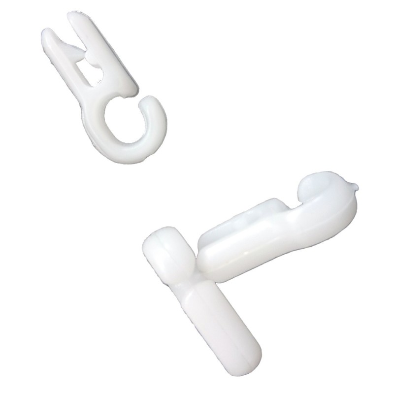 Lot de 10 crochets pour rail de rideau en C - Latour Tentes et Camping