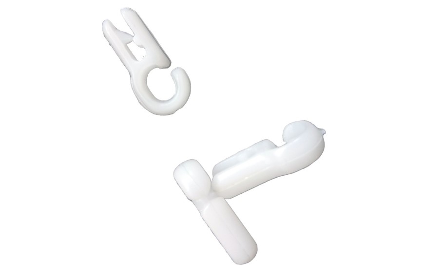 Lot de 10 crochets pour rail de rideau en C - Latour Tentes et Camping