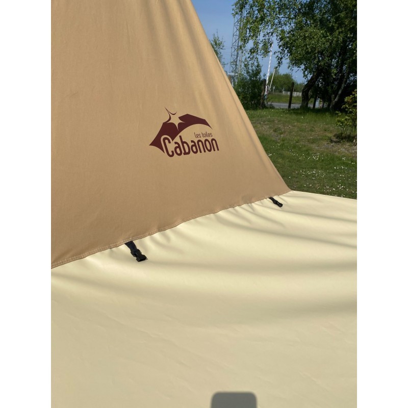 Tente Tipi Plume / 2-3 couchages de chez CABANON - Latour Tentes et Camping